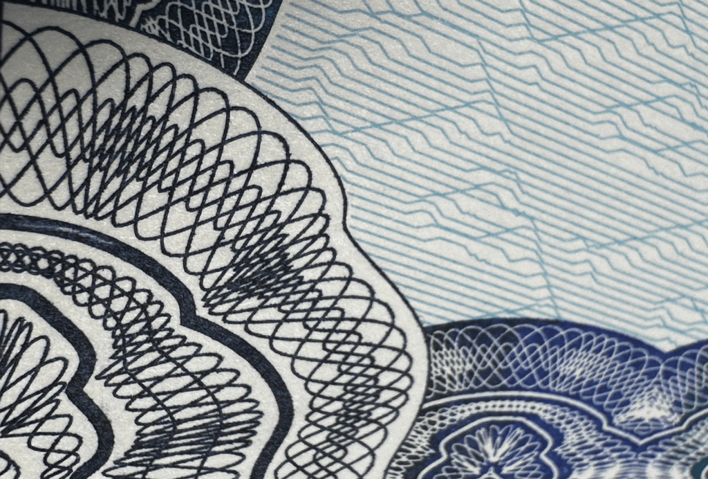 Intaglio Printing - Intaglio Security Print Feature